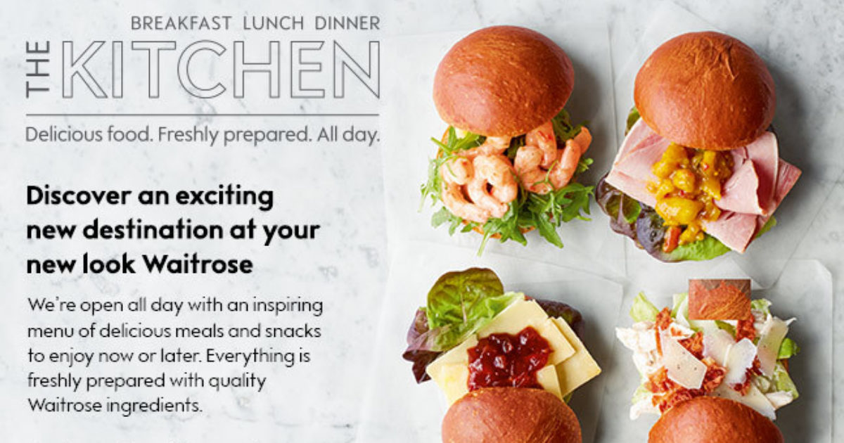 Waitrose – From food retailer to food service! | LAB